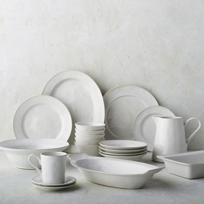 Costa Nova Astoria Dinnerware in White Finish | Frontgate