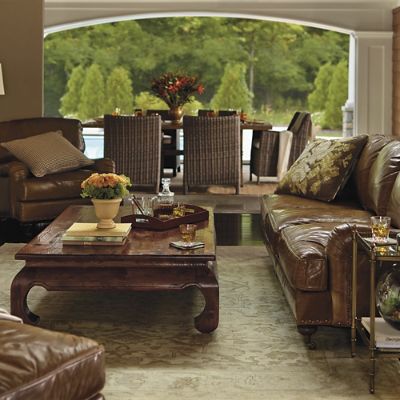 Blake Leather Furniture Collection | Frontgate