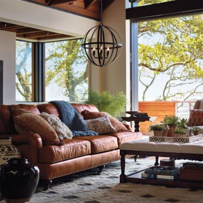 Blake Leather Furniture Collection | Frontgate