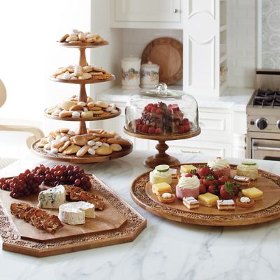 Valencia Wood Serveware | Frontgate