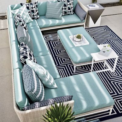 Palazzo Shell Modular Seating | Frontgate