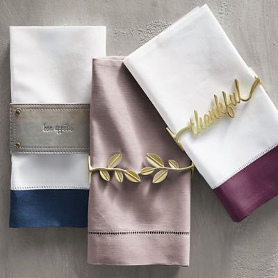 Classic Hemstitch Table Linens | Frontgate