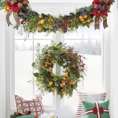 Berry and Bright Greenery Collection | Frontgate