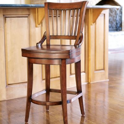 Monroe Swivel Bar Stool | Frontgate