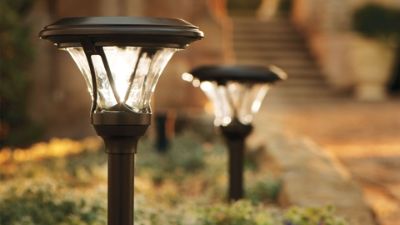 Set of Two Pro Series IV Solar Path Lights | Frontgate