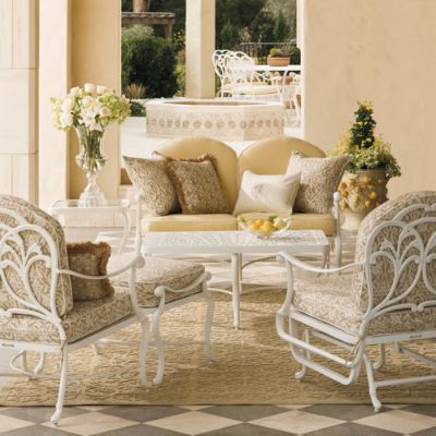 Villette White Seating | Frontgate