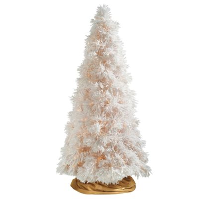 White Sugar Pine Artificial Christmas Tree | Frontgate