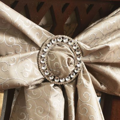 Chair Ties and Crystal Tieback Buckle | Frontgate