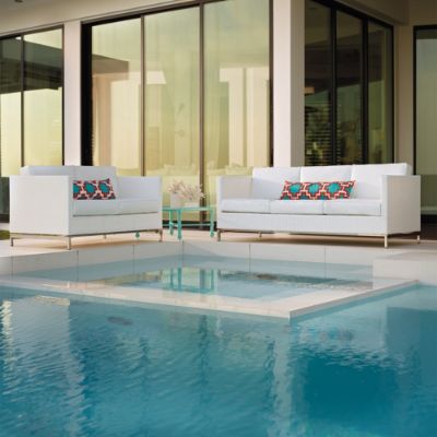 Metropolitan Seating in White Finish | Frontgate