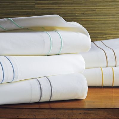 Resort Embroidered Stripe Sheet Set | Frontgate