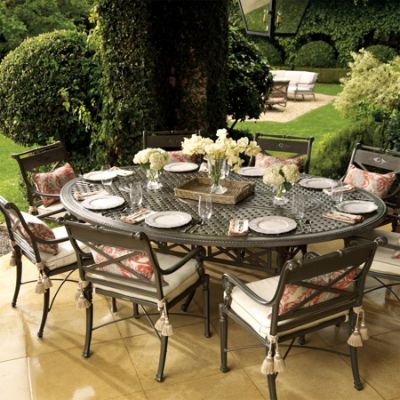 Carlisle Dining in Slate Finish | Frontgate