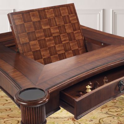 Mandalay Chess Game Table and Chairs | Frontgate