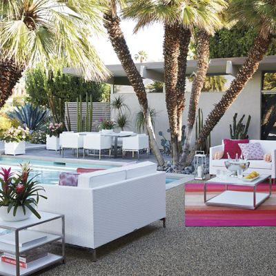 Metropolitan Seating in White Finish | Frontgate