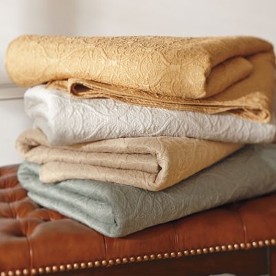 Nicola Baroque Scroll Quilt and Shams | Frontgate