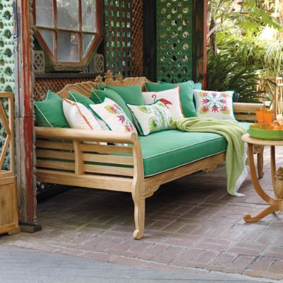 Teak Pineapple Daybed | Frontgate