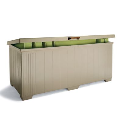 Outdoor Patio Storage Chest with UV Gelcoat & Hydraulic Lift Bench Seating
