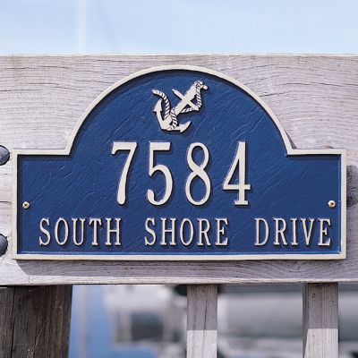 Anchor Arch Address Plaques | Frontgate