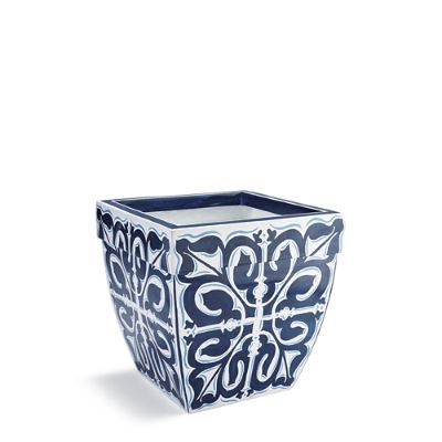 Santorini Handpainted Planters | Frontgate