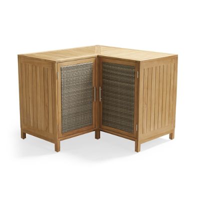 Isola Outdoor Kitchen Collection in Natural Teak | Frontgate