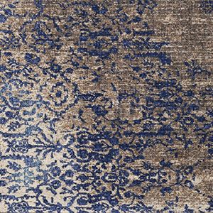 Nirvana Area Rug with Cream & Gold Shimmer in Triexta SmartStrand Silk